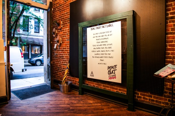 Kid Hazo Installs for #RevolutionaryArt at Art In The Age – Streets Dept