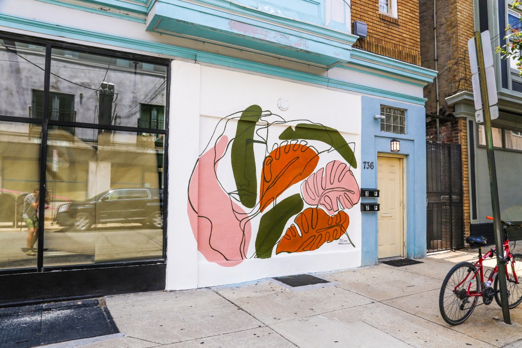 Artist Dora Cuenca Paints Her First Outdoor Mural in Northern Liberties ...