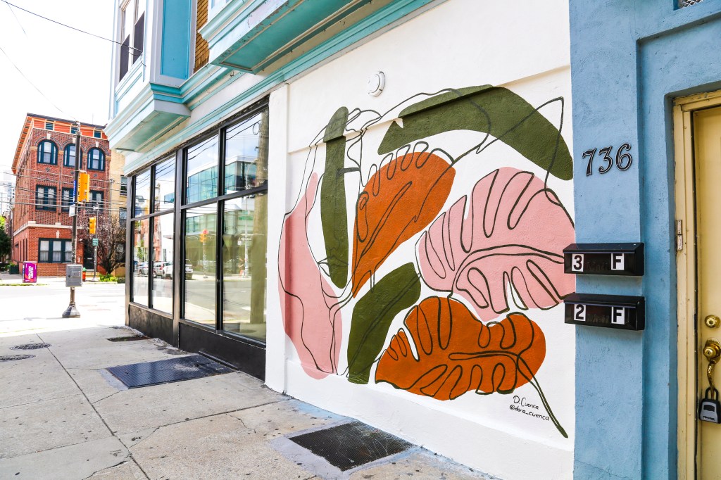 Artist Dora Cuenca Paints Her First Outdoor Mural in Northern Liberties ...