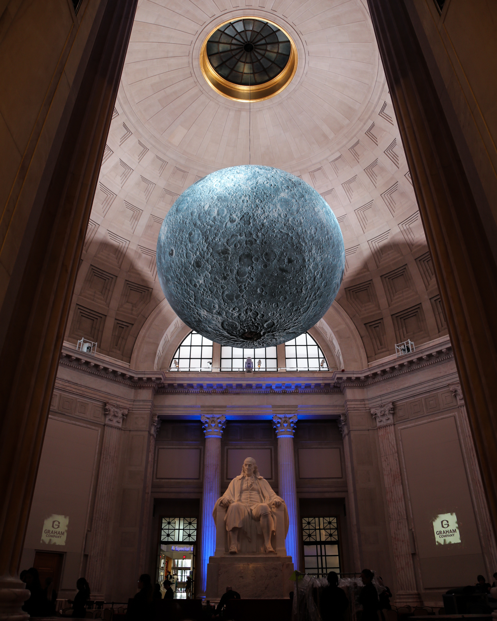 Free “Moon” Installation at The Franklin Institute Is A Big Old Treat ...