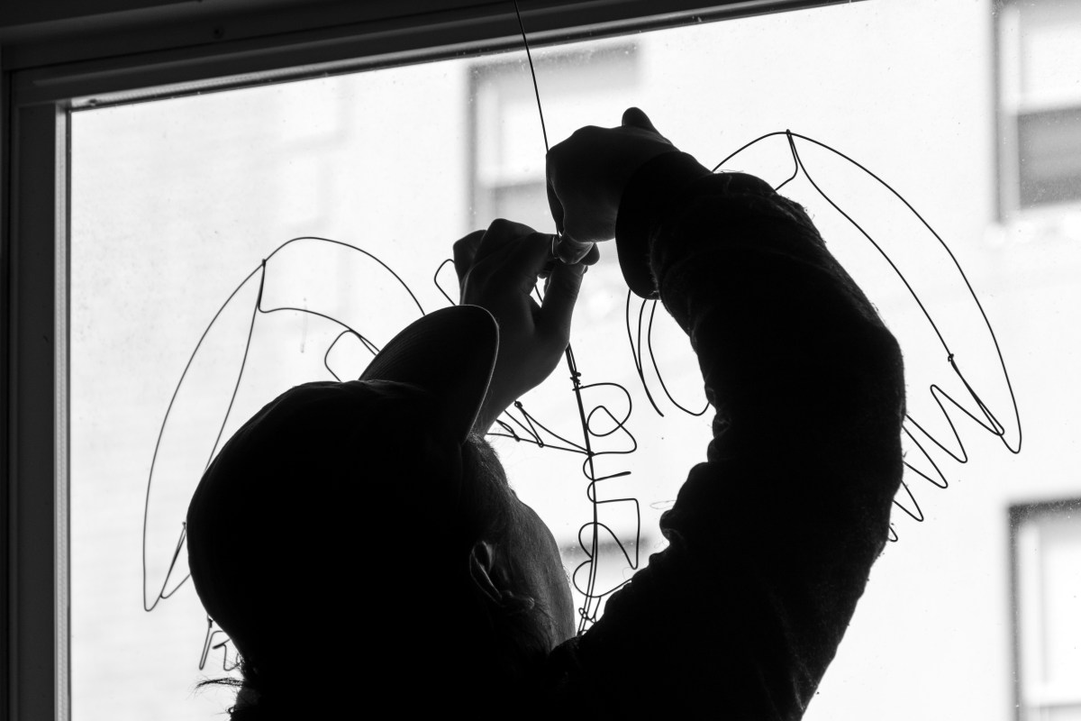 Philly Street Art Interviews: Hanging With Wire Sculptor Reed Bmore ...